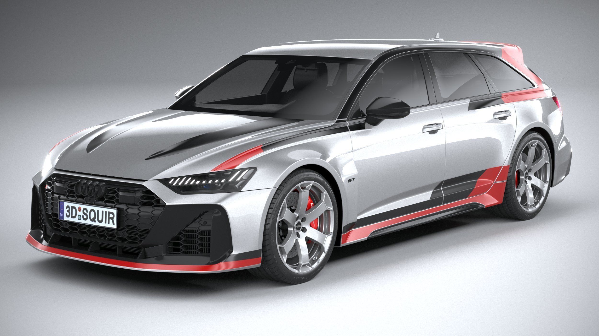 Audi RS6 Avant GT 2024 3D model | CGTrader