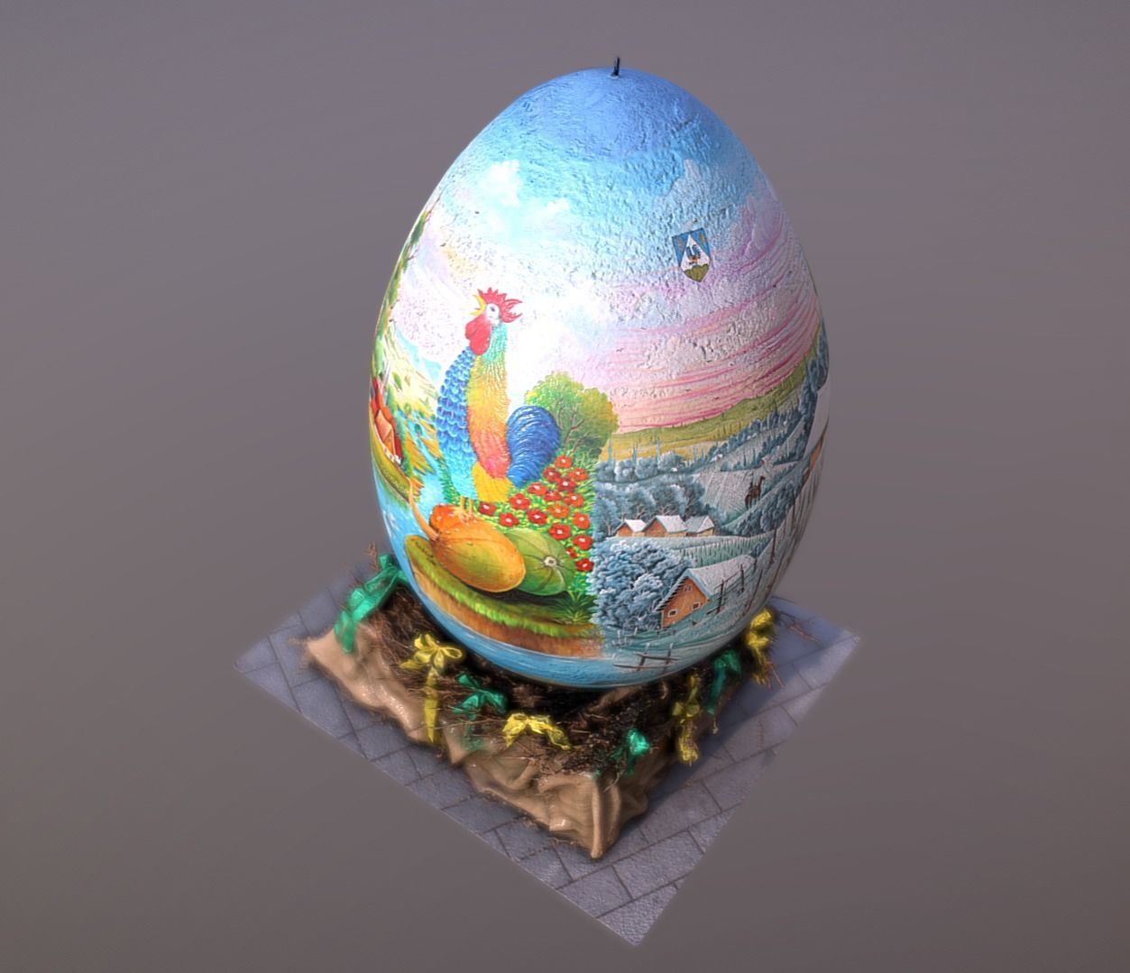 3D model eggs easter VR / AR / low-poly | CGTrader