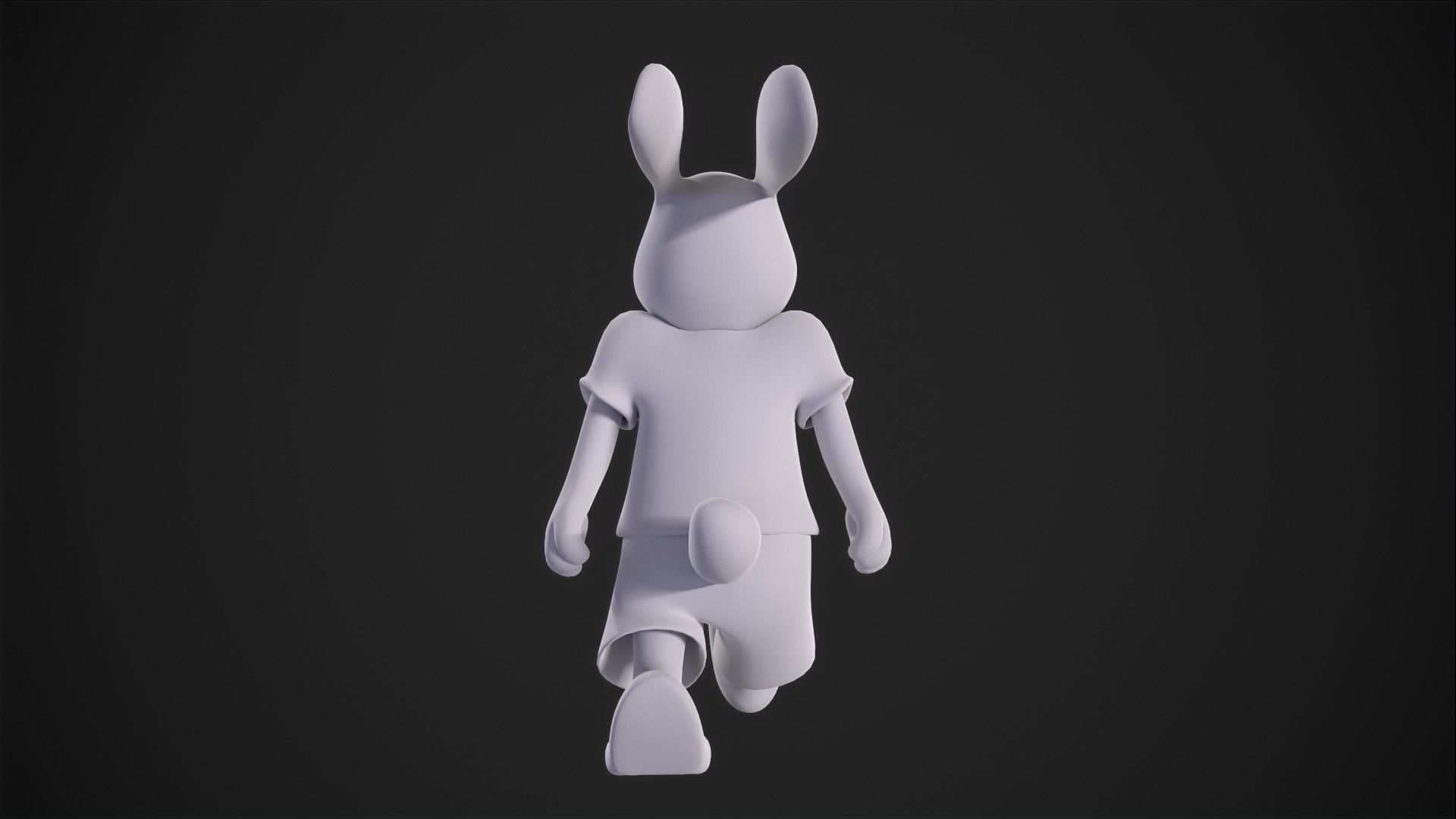 Angry Bunny rabbit 3d print figure 3D model 3D printable | CGTrader