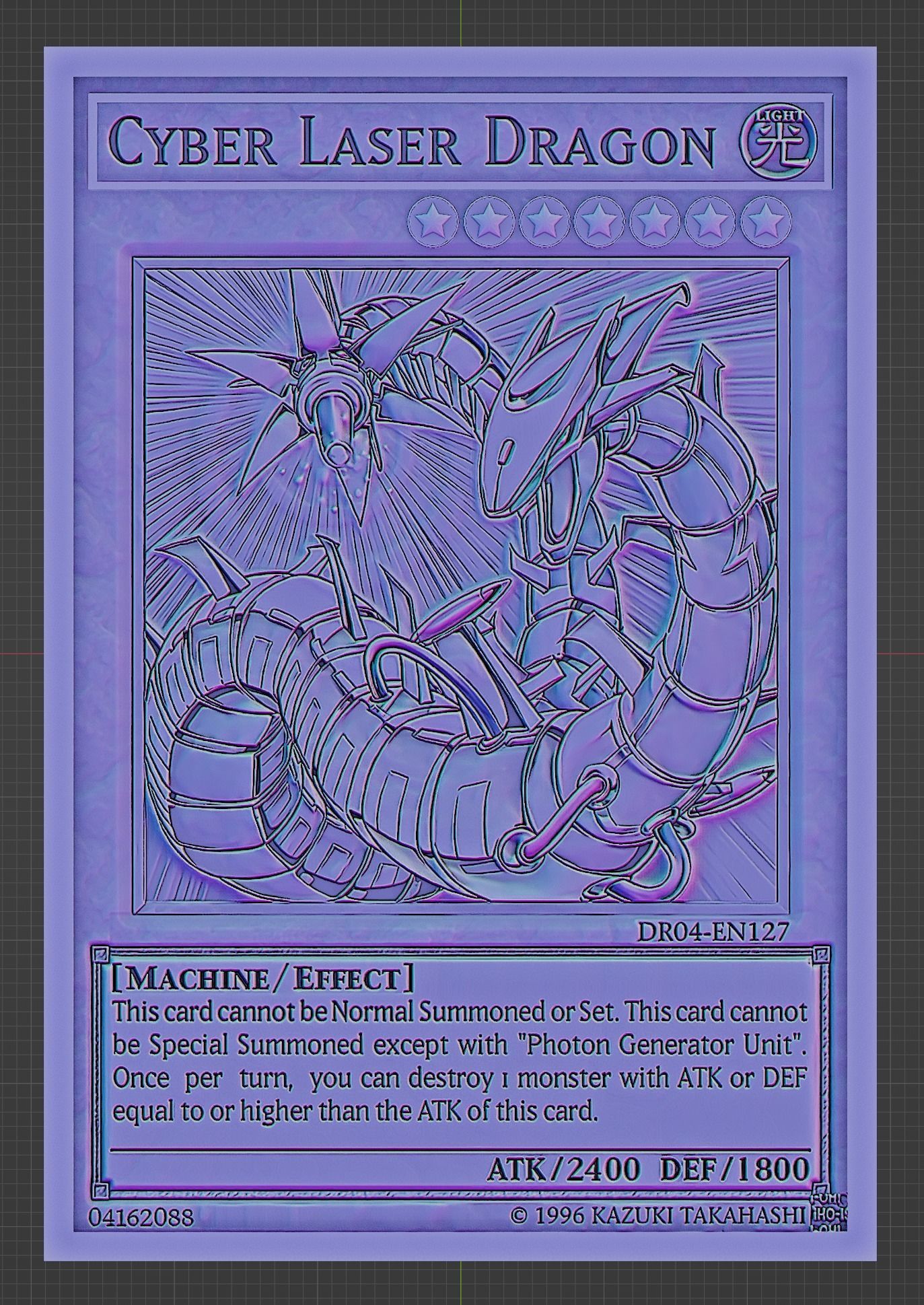 cyber laser dragon - yugioh 3D model 3D printable | CGTrader