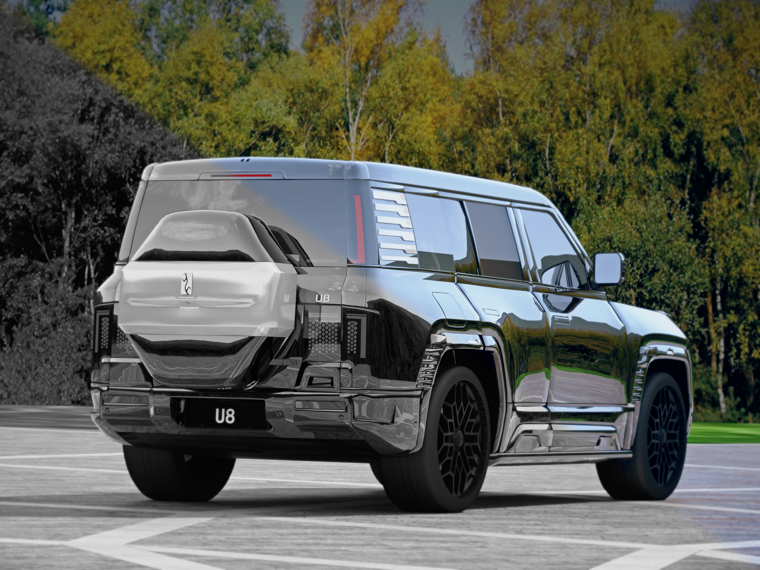 BYD YangWang U8 3D model | CGTrader