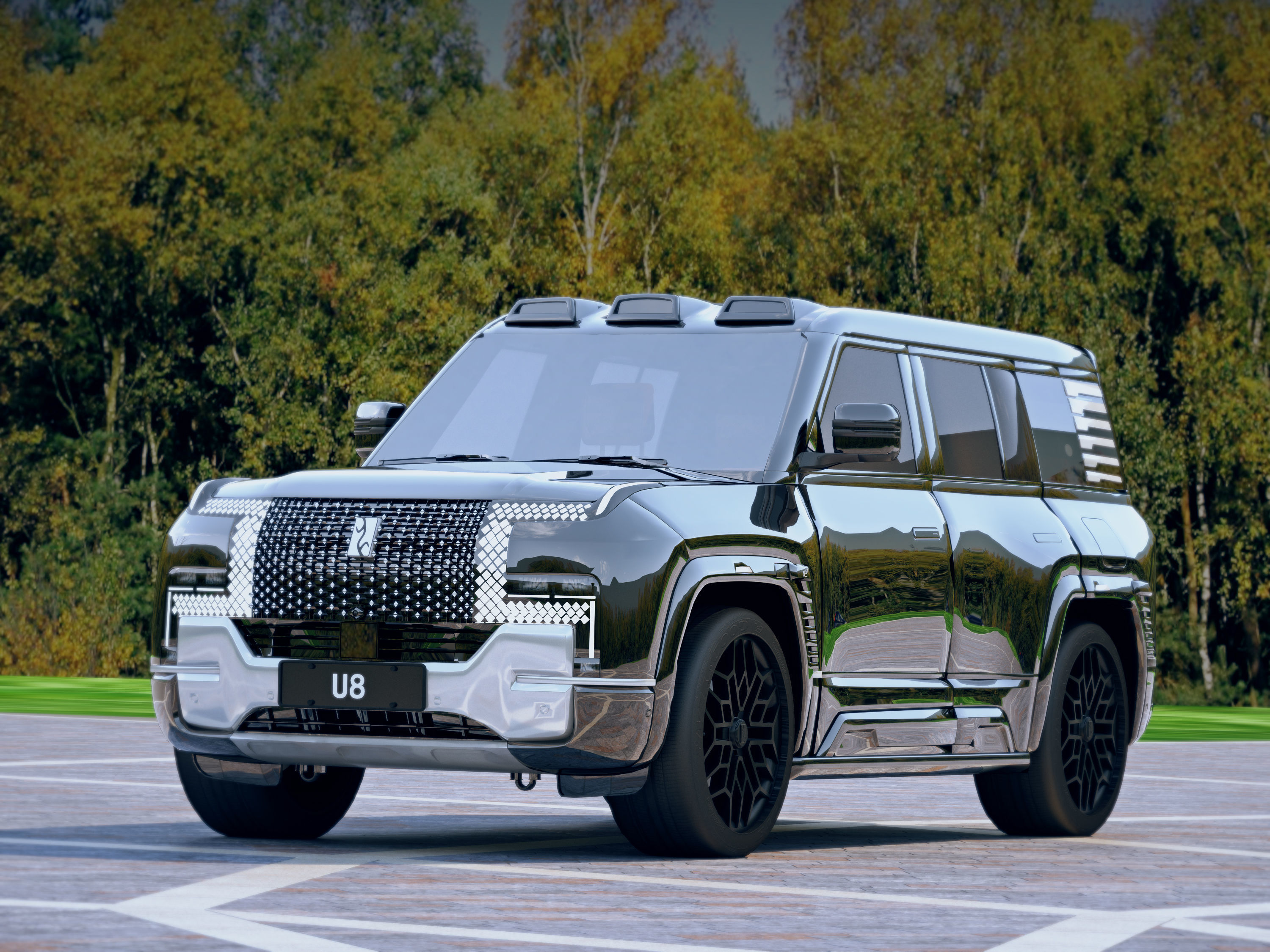 BYD YangWang U8 3D model | CGTrader