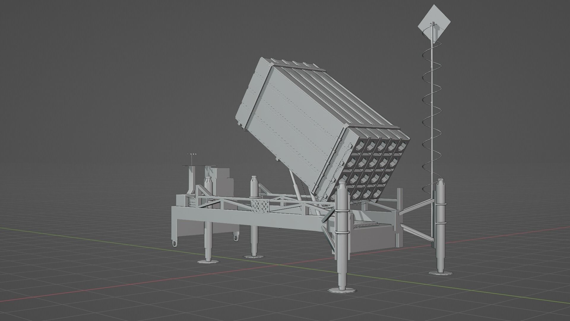3D model Iron Dome Missile Defense System VR / AR / low-poly | CGTrader