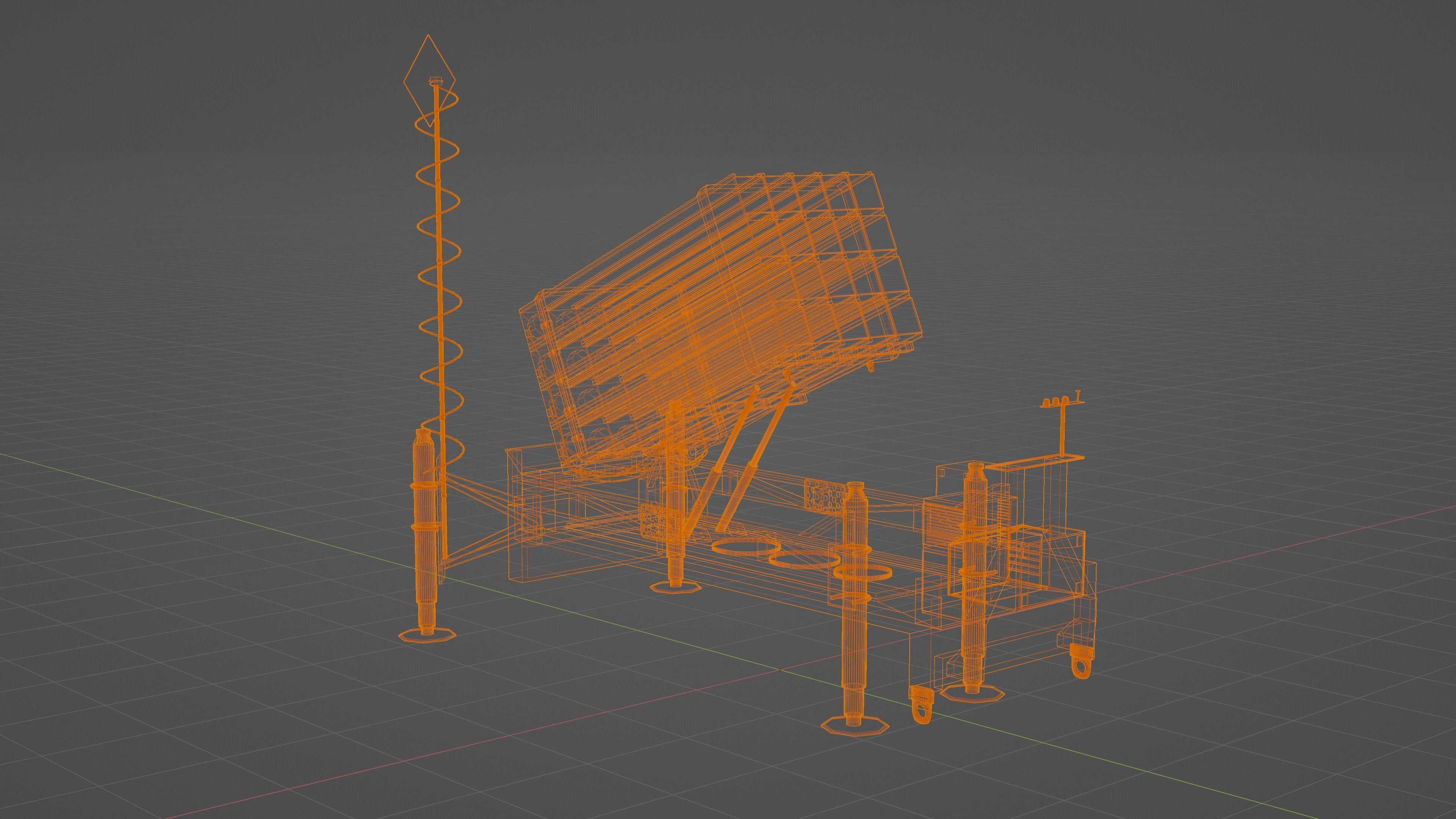 3D model Iron Dome Missile Defense System VR / AR / low-poly | CGTrader
