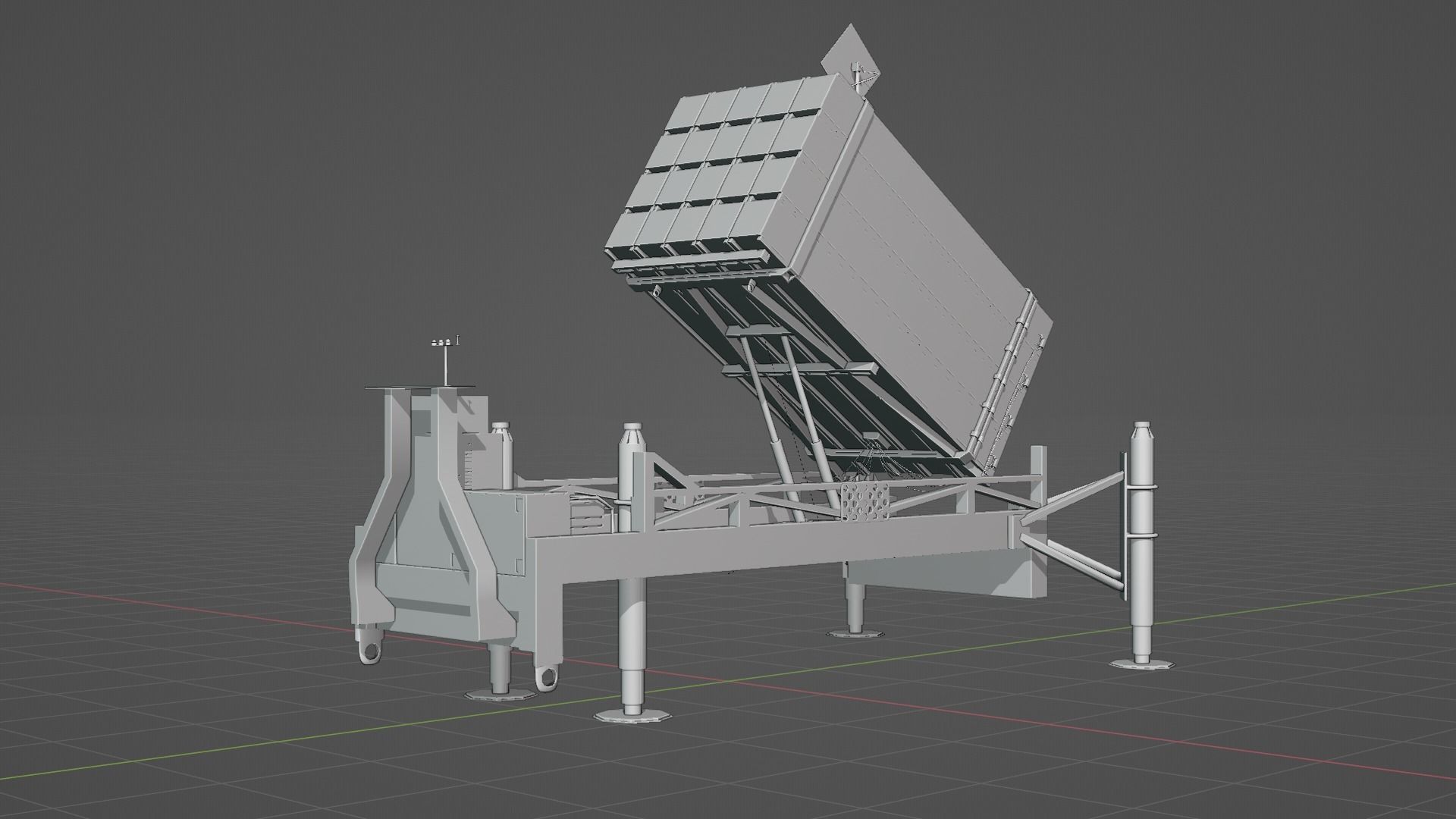 3D model Iron Dome Missile Defense System VR / AR / low-poly | CGTrader
