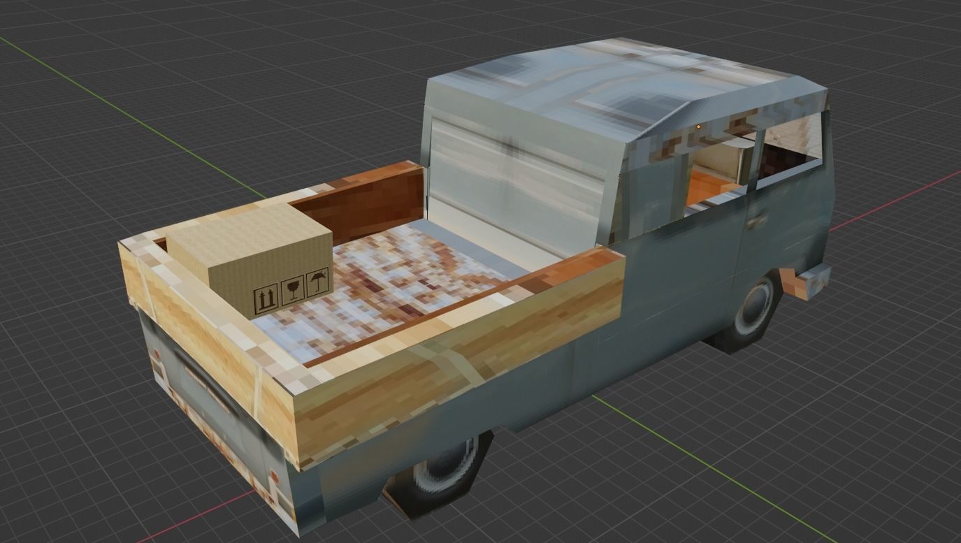 3 Vehicles trucks low poly retro ps1 style psx 3D model | CGTrader