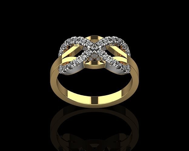 Infinity Ring N198 3D model 3D printable | CGTrader