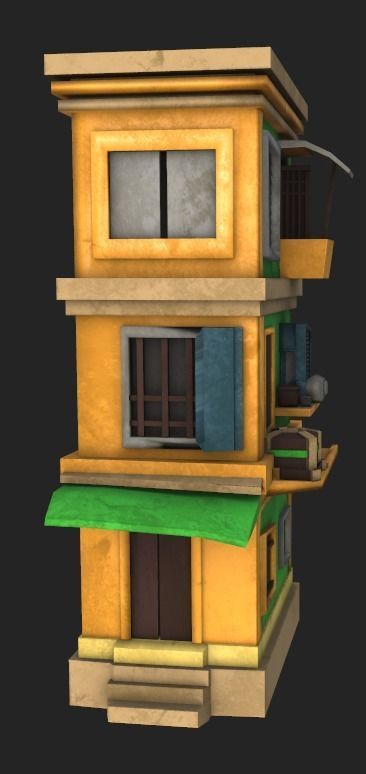 Favelas Buildings free VR / AR / low-poly 3D model | CGTrader