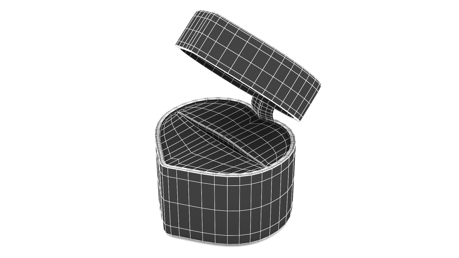 Heart Shape Ring Box 3D model | CGTrader
