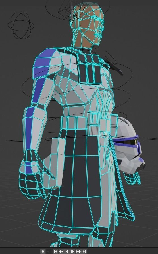 3D model Clone and Rex VR / AR / low-poly | CGTrader