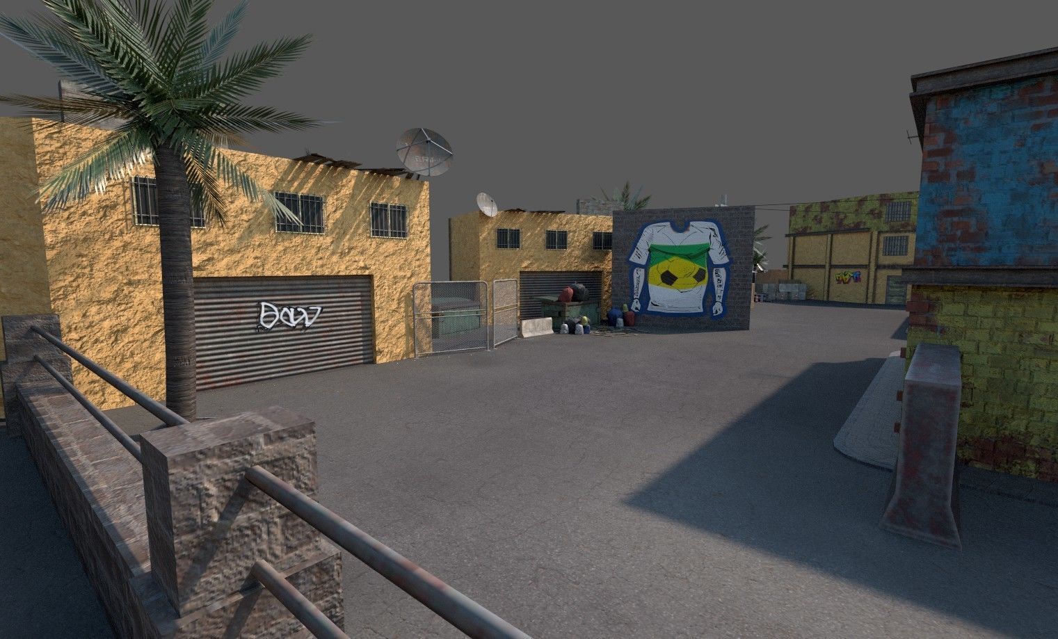 3D model Favela Map - Cs Iceworld Layout - Mobile Compatible Game Ready ...