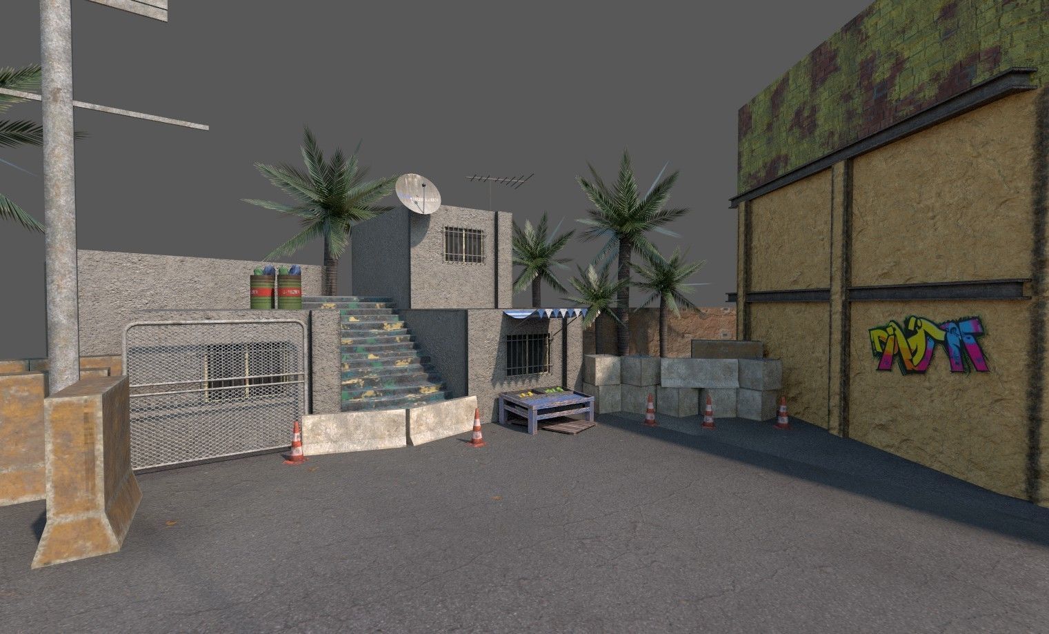 3D model Favela Map - Cs Iceworld Layout - Mobile Compatible Game Ready ...