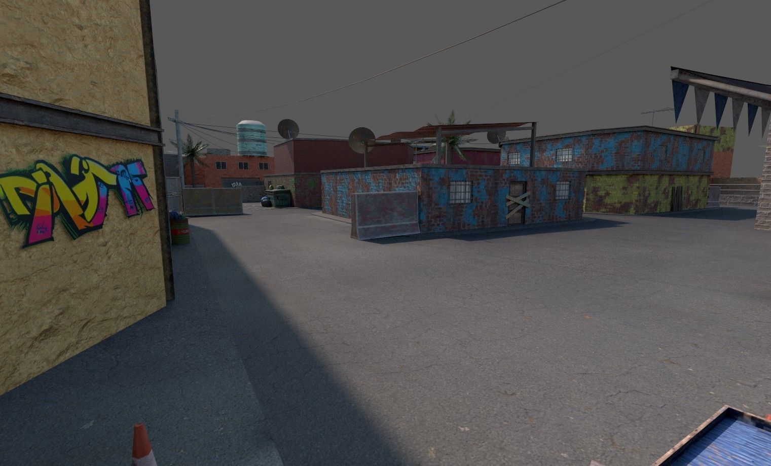 3D model Favela Map - Cs Iceworld Layout - Mobile Compatible Game Ready ...