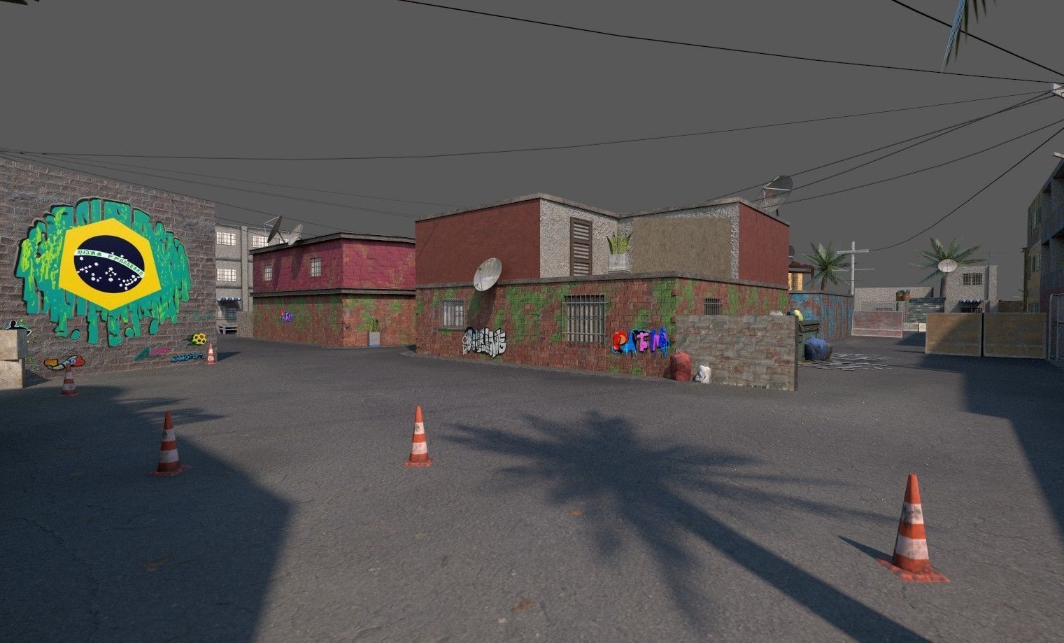 3D model Favela Map - Cs Iceworld Layout - Mobile Compatible Game Ready ...