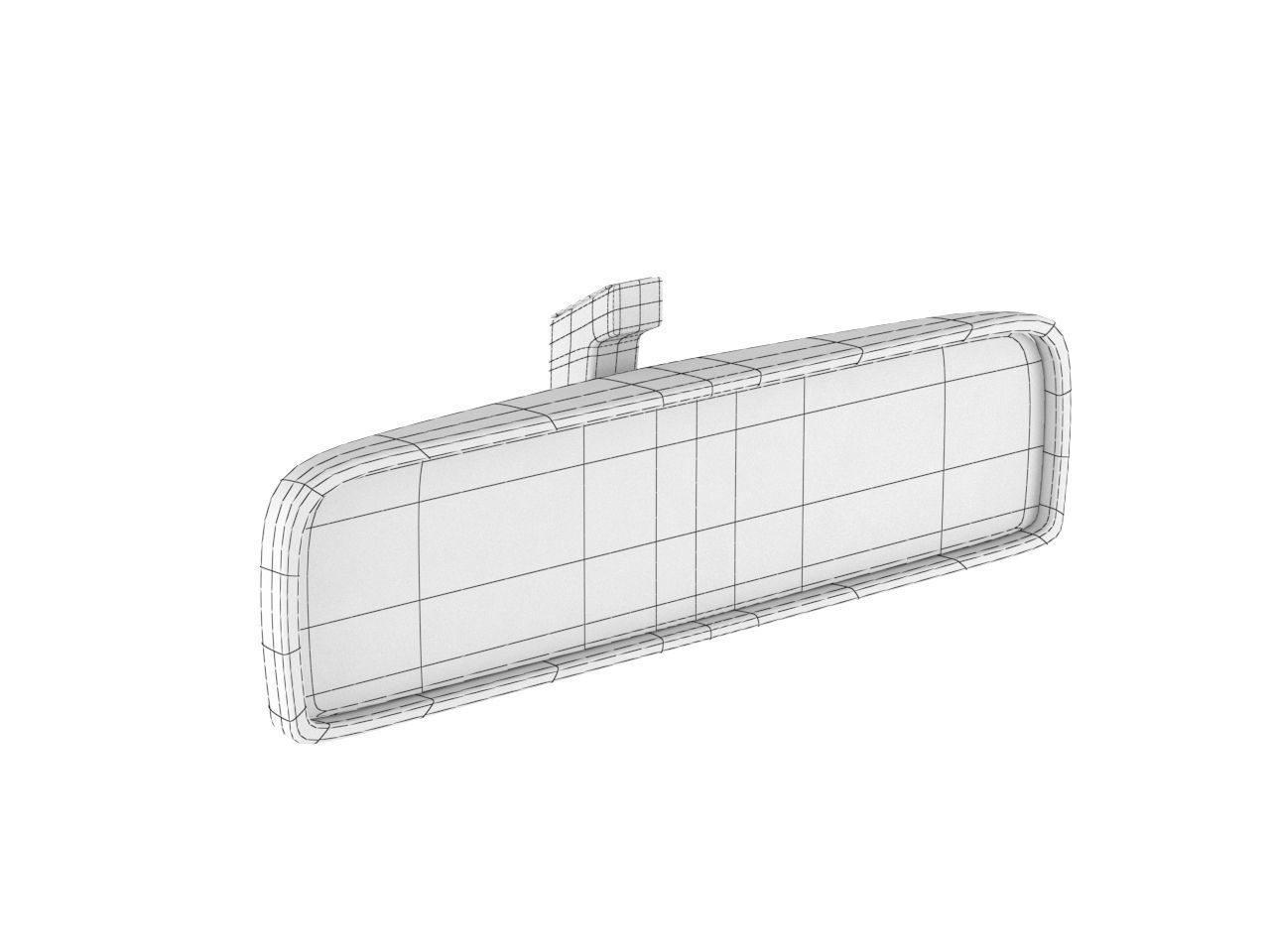 Car rear view mirror 3D model | CGTrader