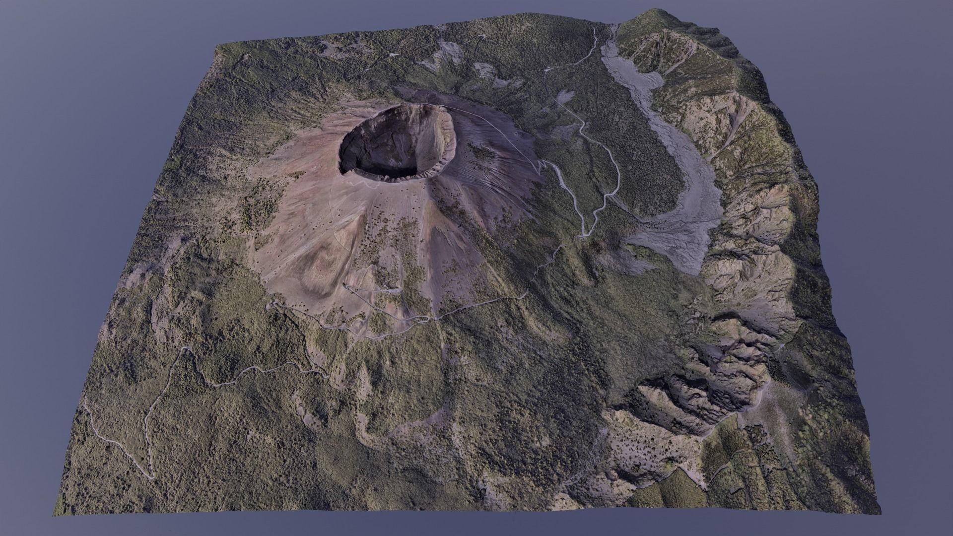 Mount Vesuvius Multipurpose Terrain Model 3D model | CGTrader
