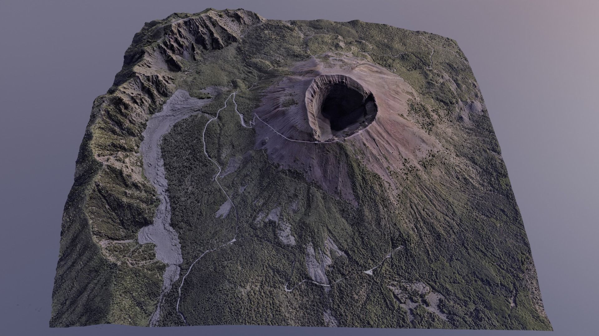 Mount Vesuvius Multipurpose Terrain Model 3D model | CGTrader