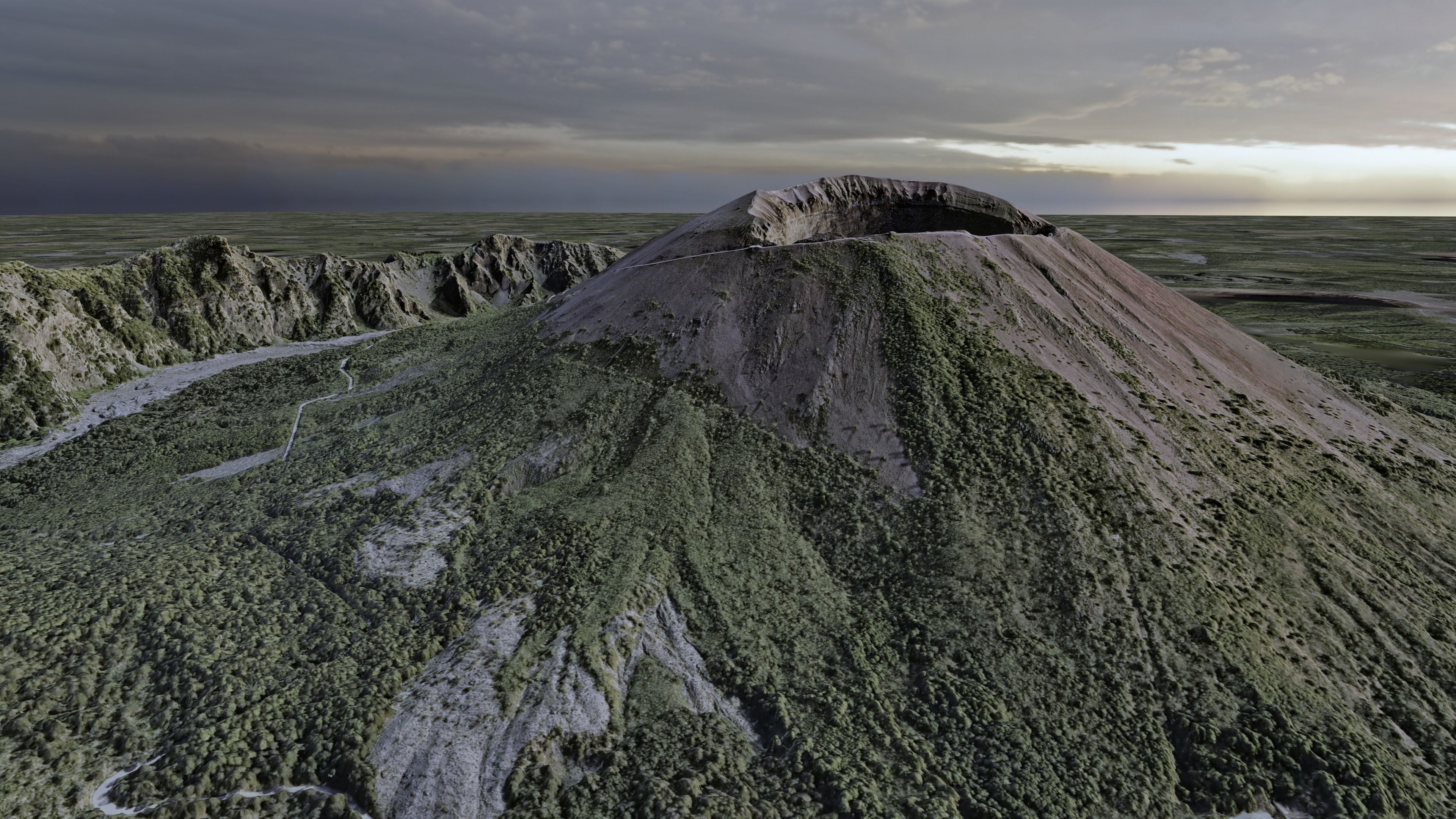 Mount Vesuvius Multipurpose Terrain Model 3D model | CGTrader