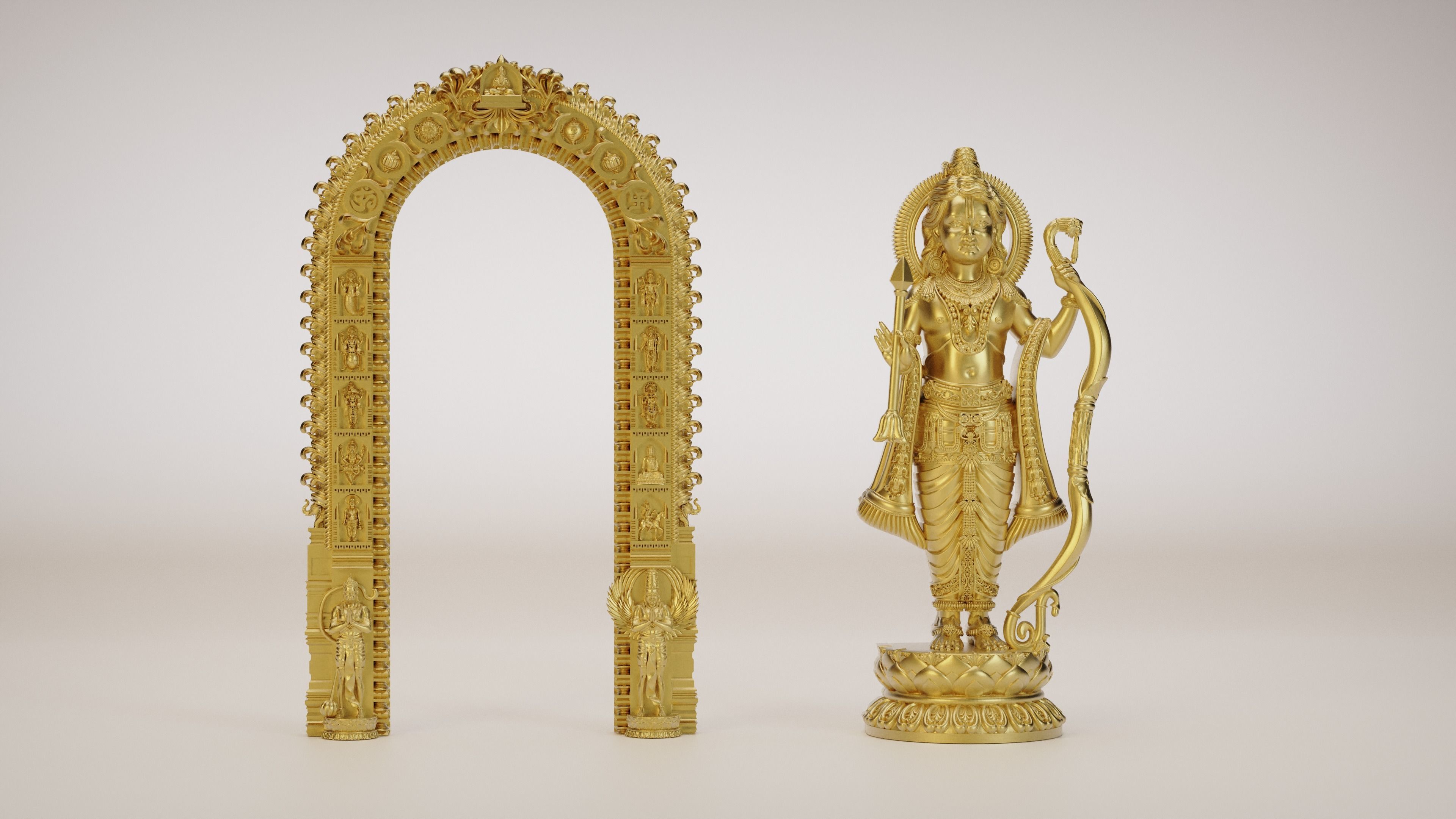 Ram Lalla 3D Model 3D model 3D printable | CGTrader