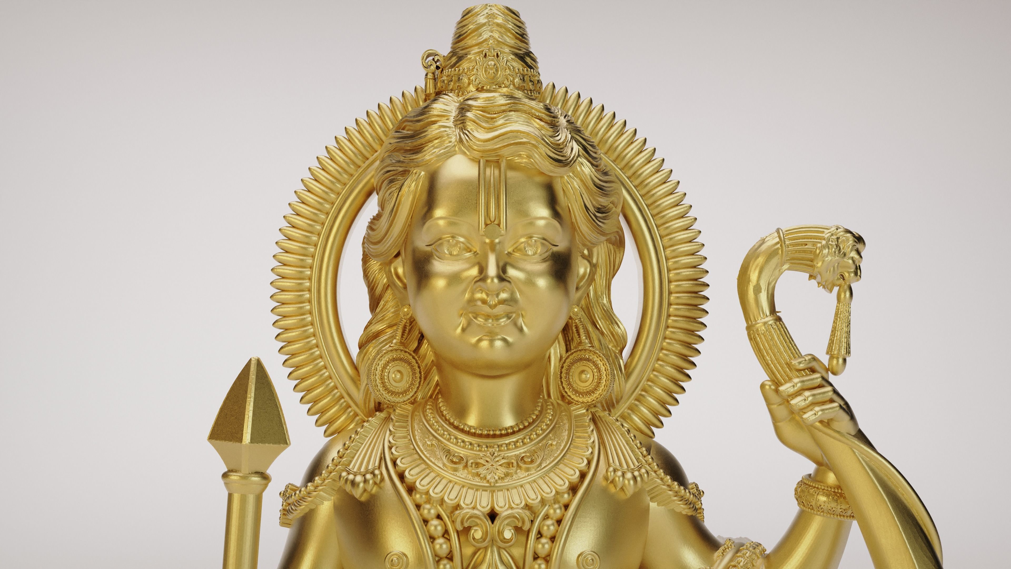 Ram Lalla 3D Model 3D model 3D printable | CGTrader