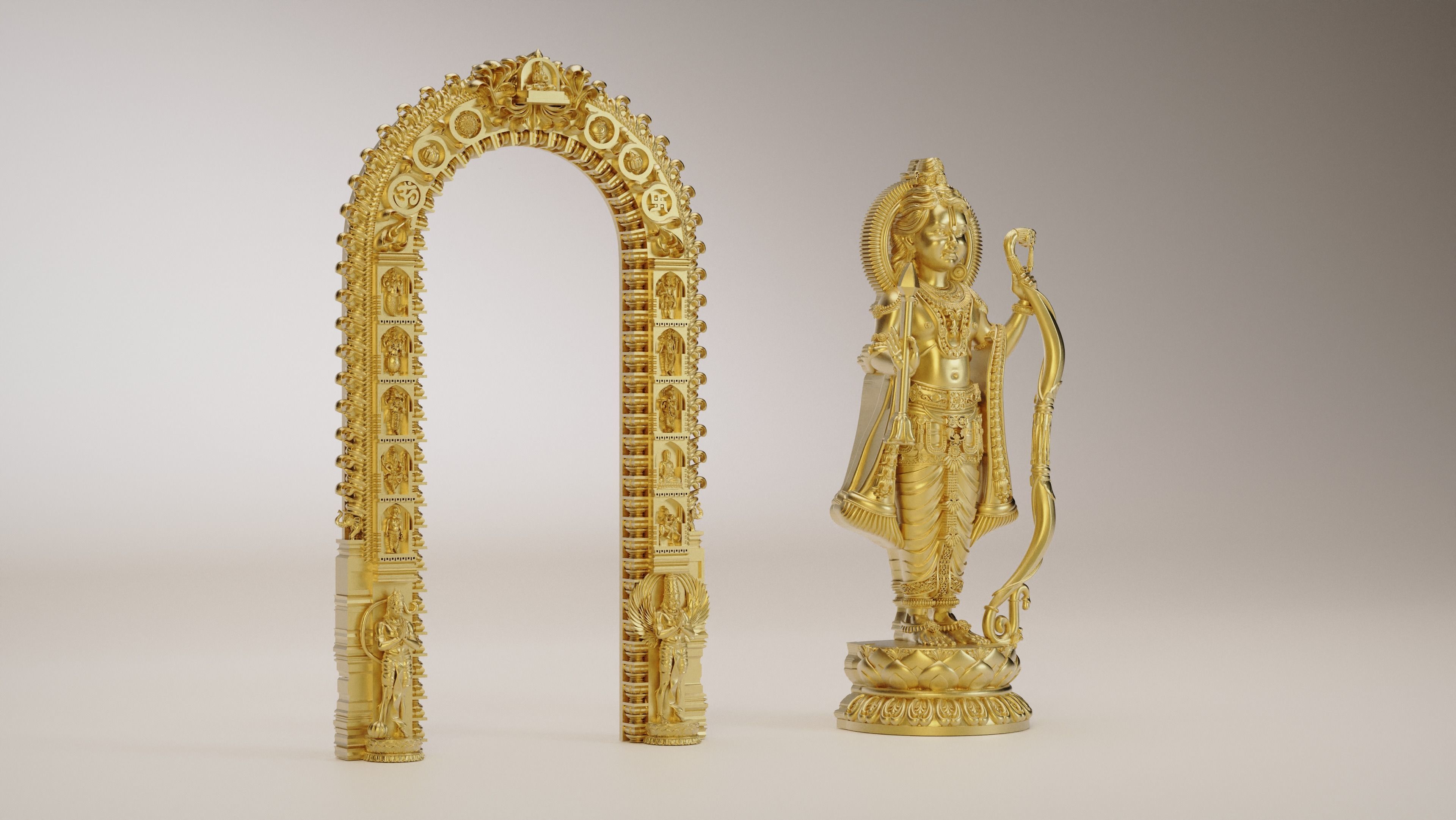 Ram Lalla 3D Model 3D model 3D printable | CGTrader