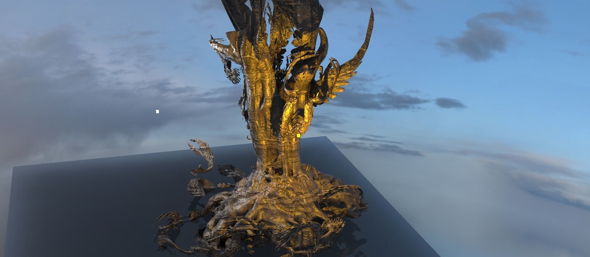 3D model Dantes crypt hades tree VR / AR / low-poly | CGTrader