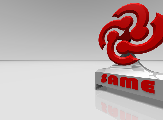 Same-Deutz Fahr-Logo 3D Model 3D printable .stl .dwg .ige .igs .iges ...