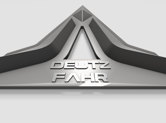 Same-Deutz Fahr-Logo 3D Model 3D printable .stl .dwg .ige .igs .iges ...