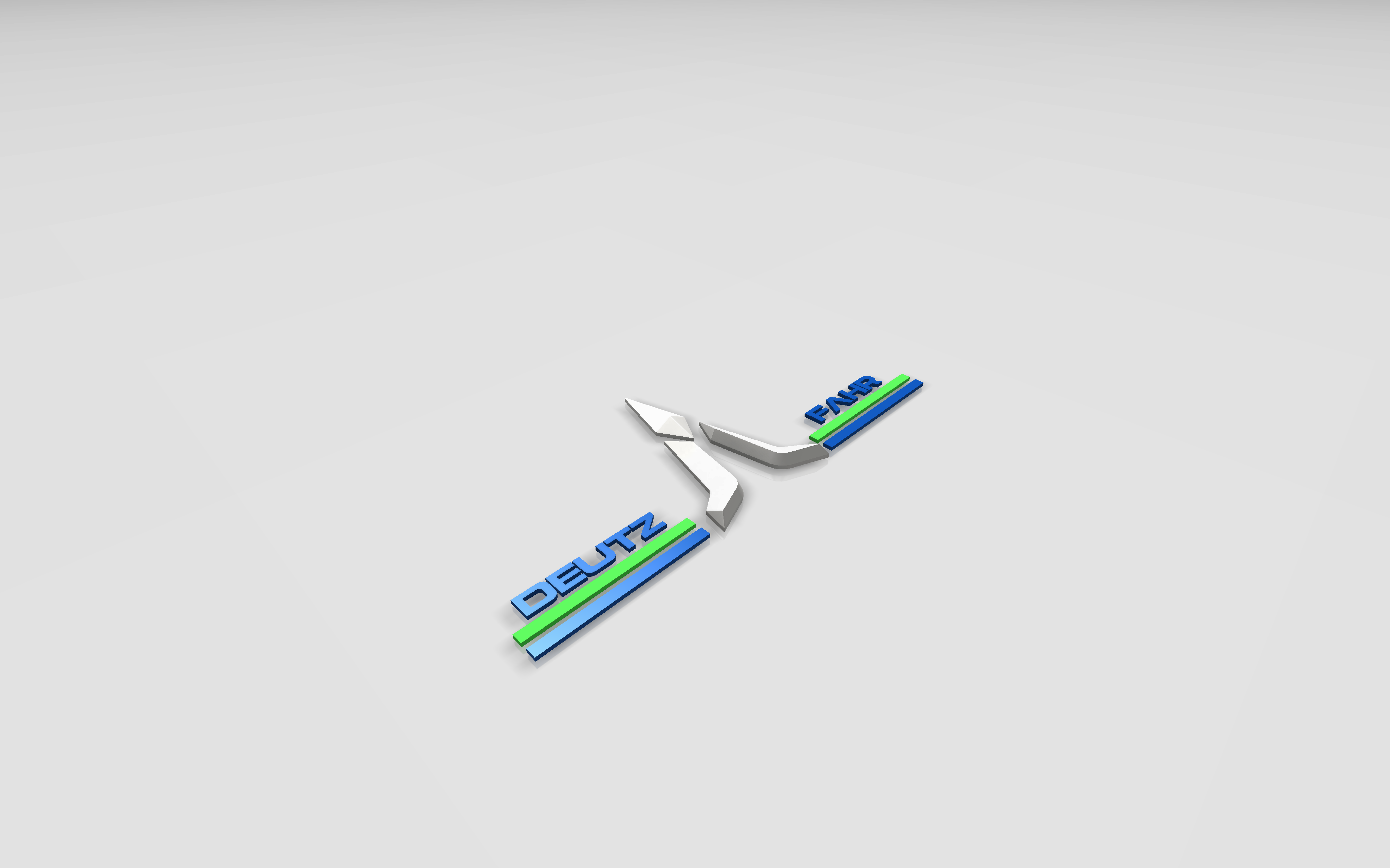 Same-Deutz Fahr-Logo 3D Model 3D printable .stl .dwg .ige .igs .iges ...