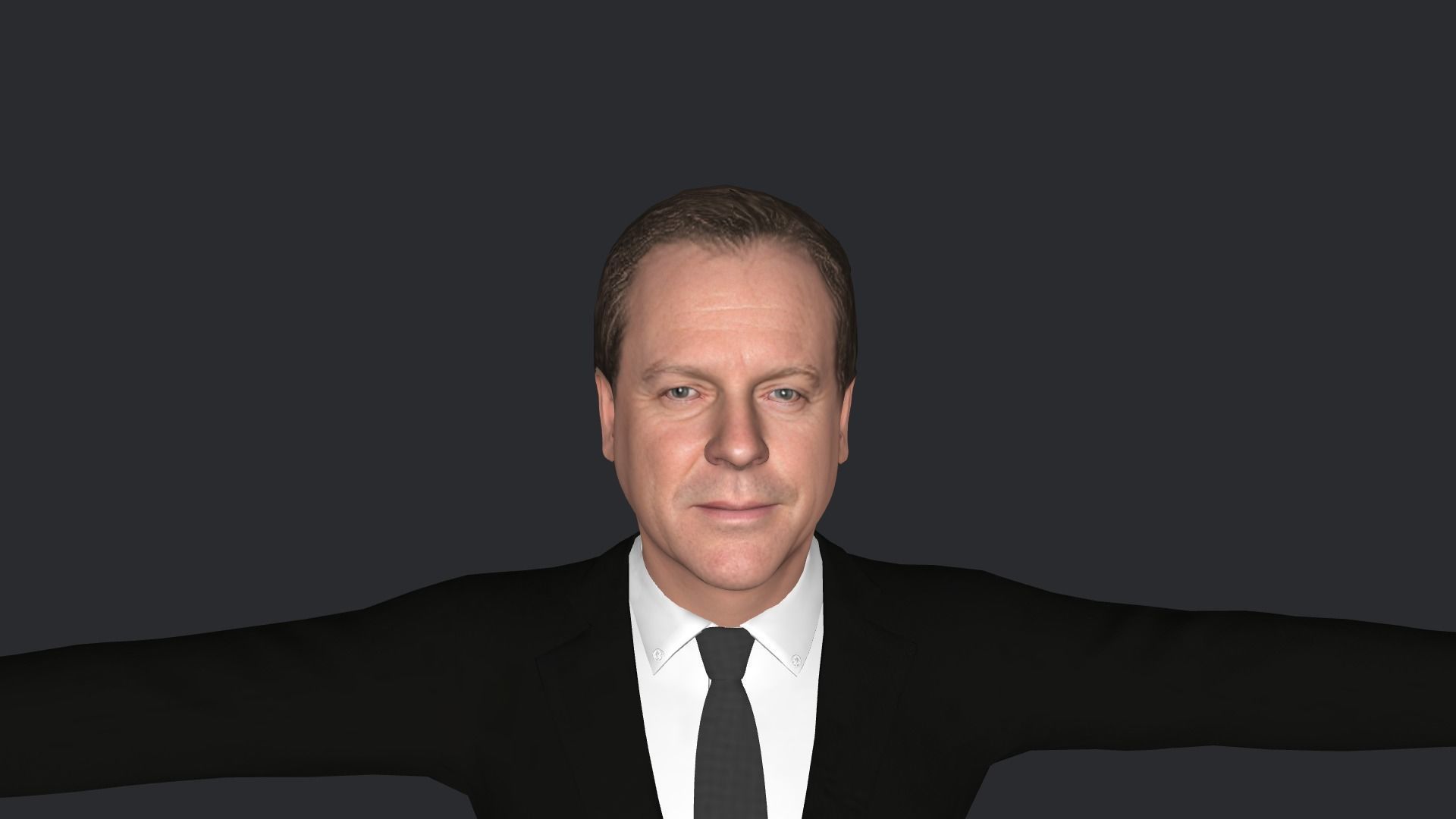 Jack Bauer Hyper Realistic Full Body Rigged Character 3D model rigged ...
