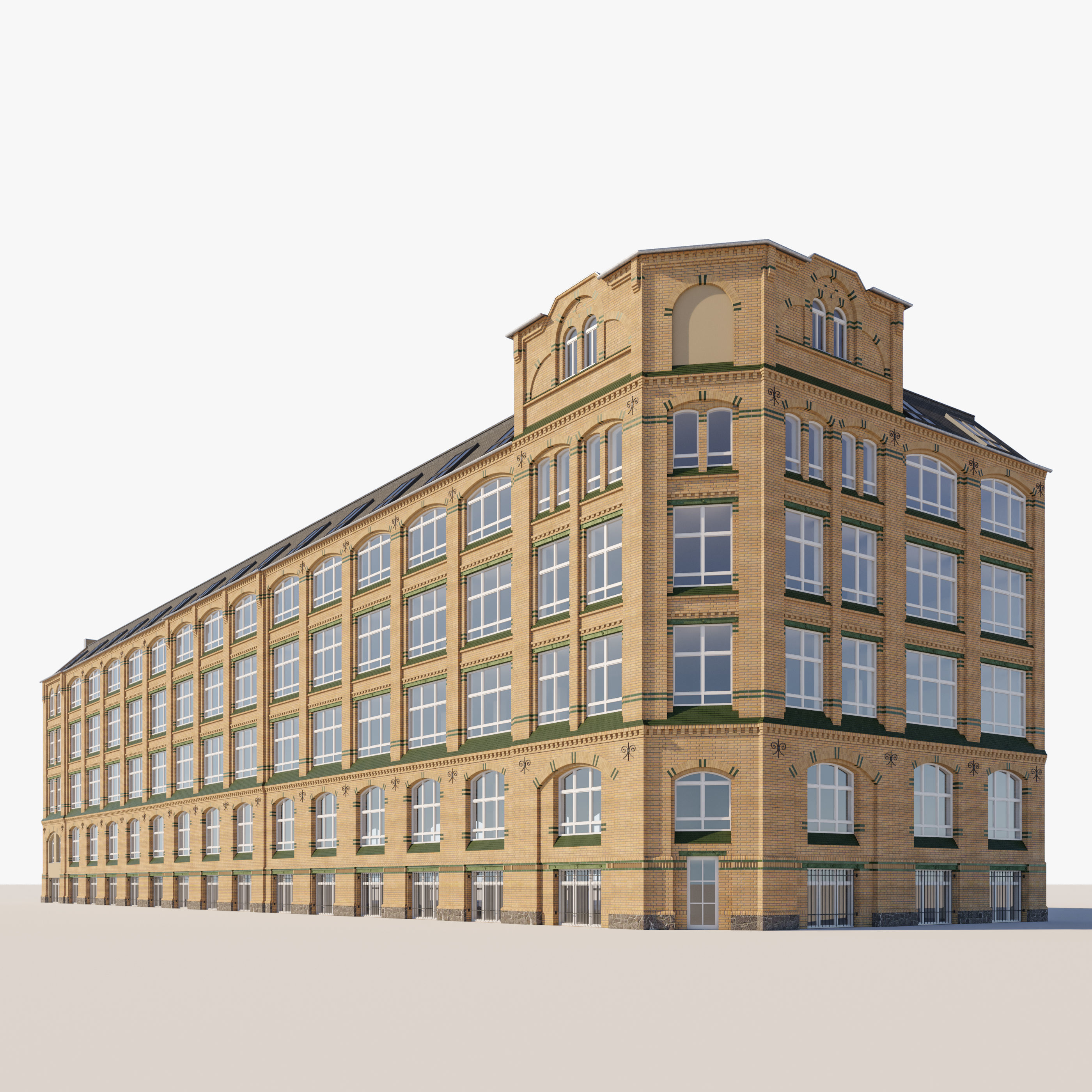 German Loft Building 3D model | CGTrader