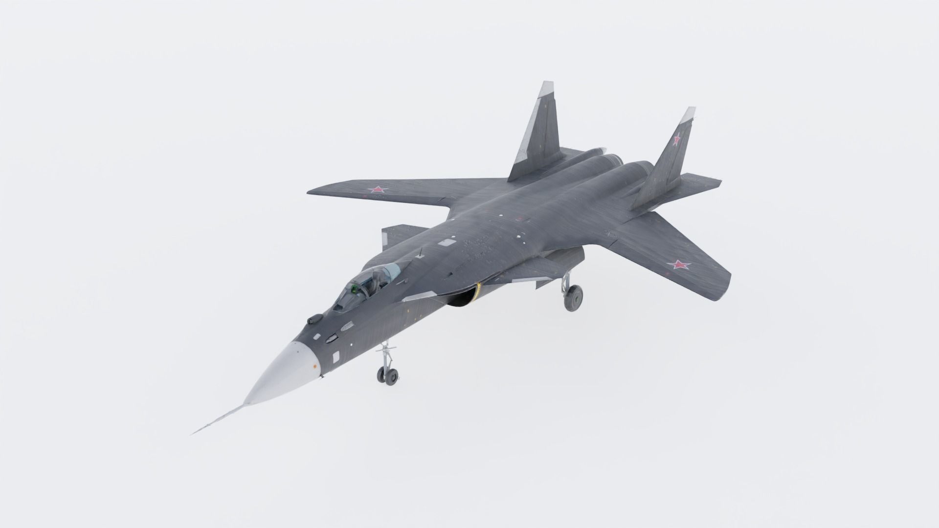 SUKHOI SU-47 FIGHTER JET 3D model | CGTrader