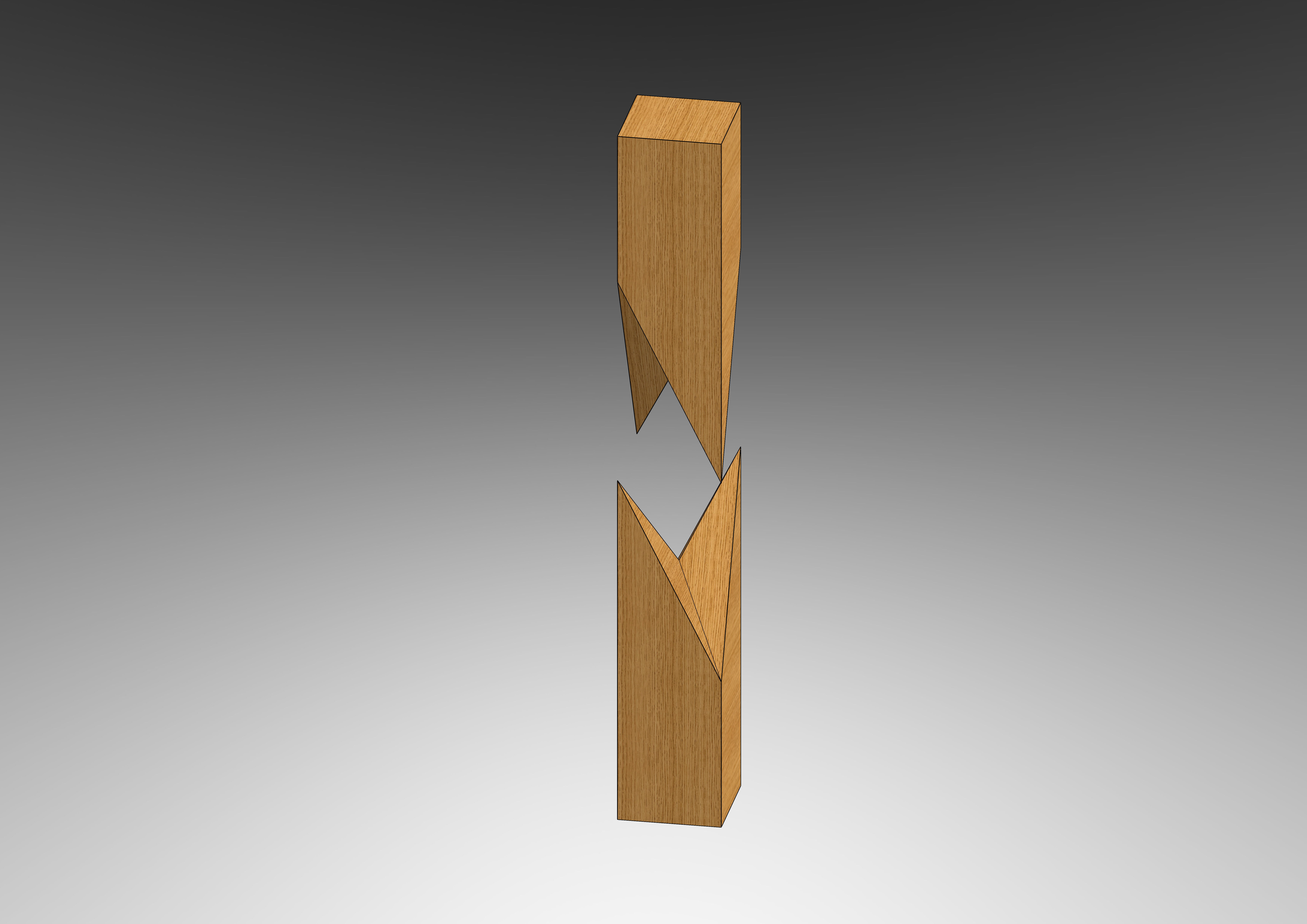 Sumi Isuka Tsugi - Classical Japanese Wood Joint free 3D model | CGTrader