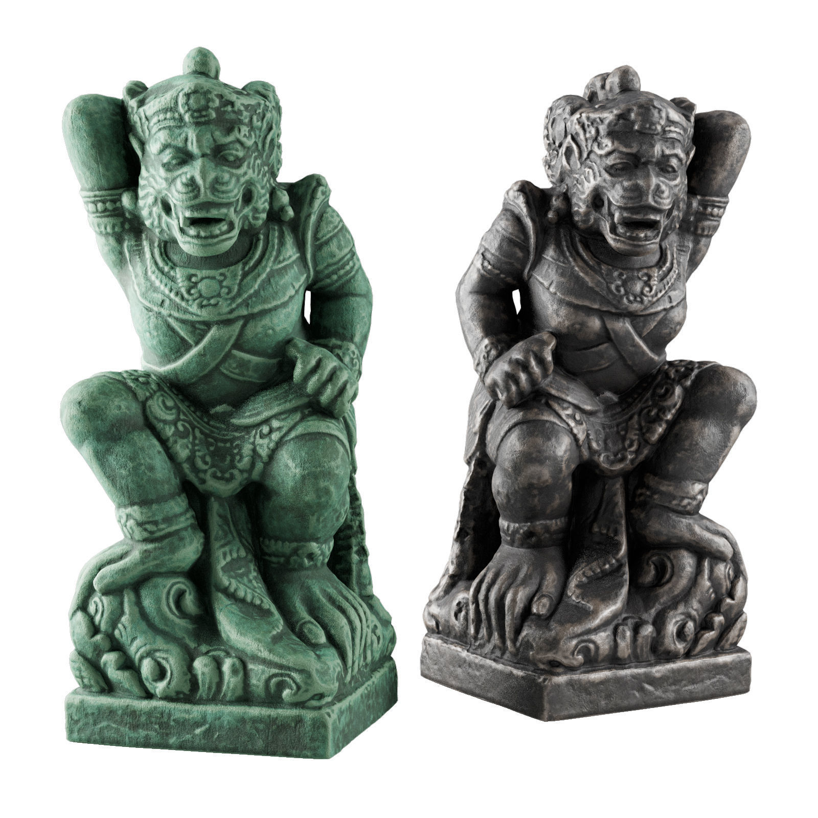 Asian Monkey god sculpture 3D model | CGTrader