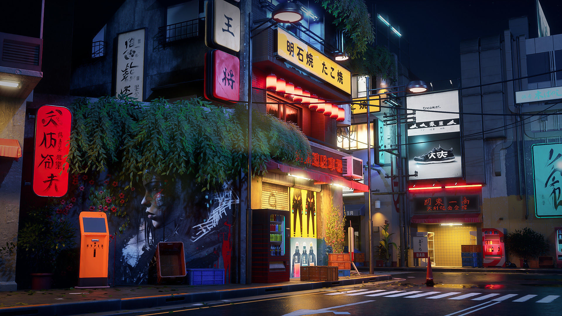 3D model Tokyo Street Part 2 VR / AR / low-poly | CGTrader