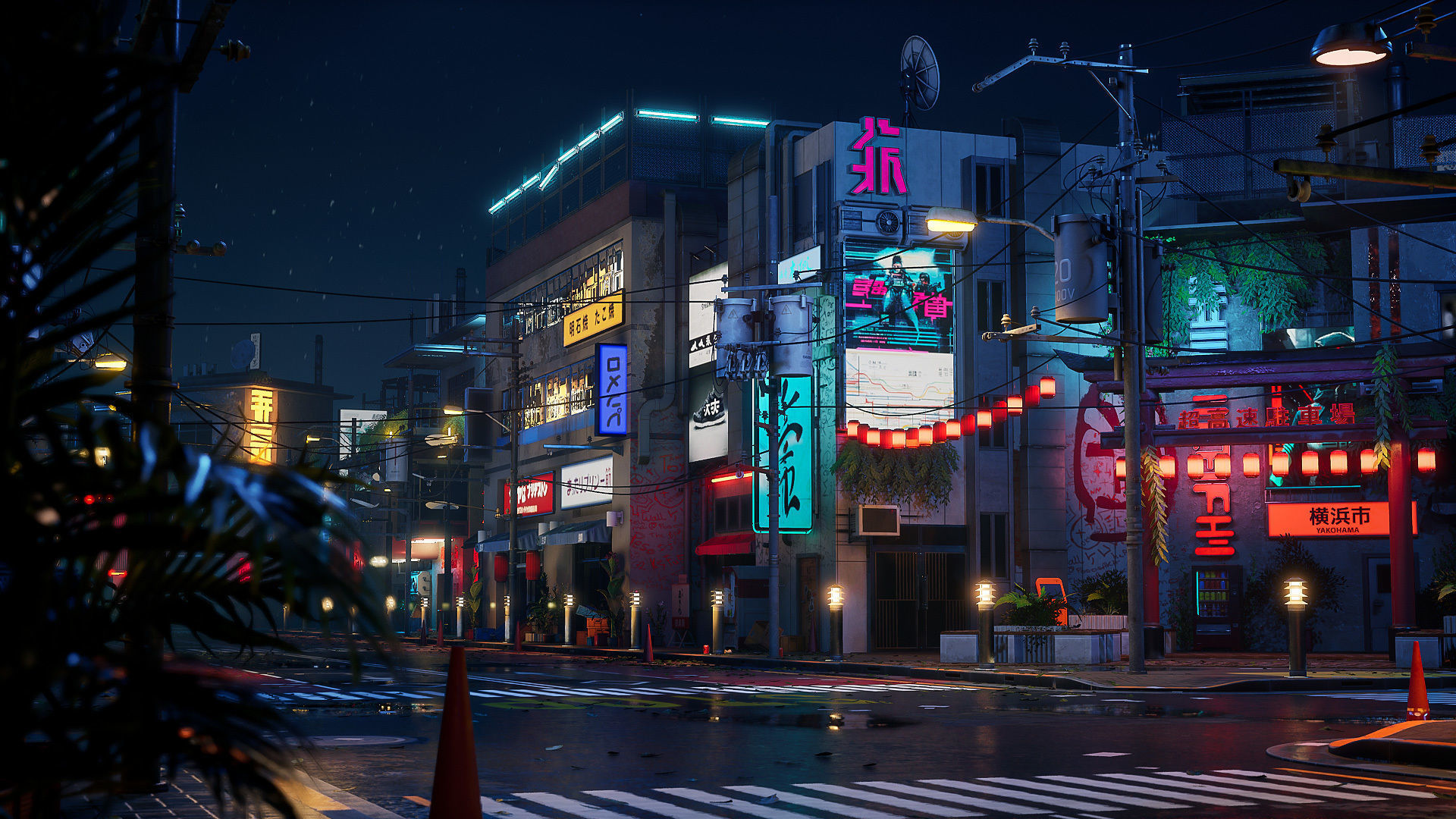 3D model Tokyo Street Part 2 VR / AR / low-poly | CGTrader