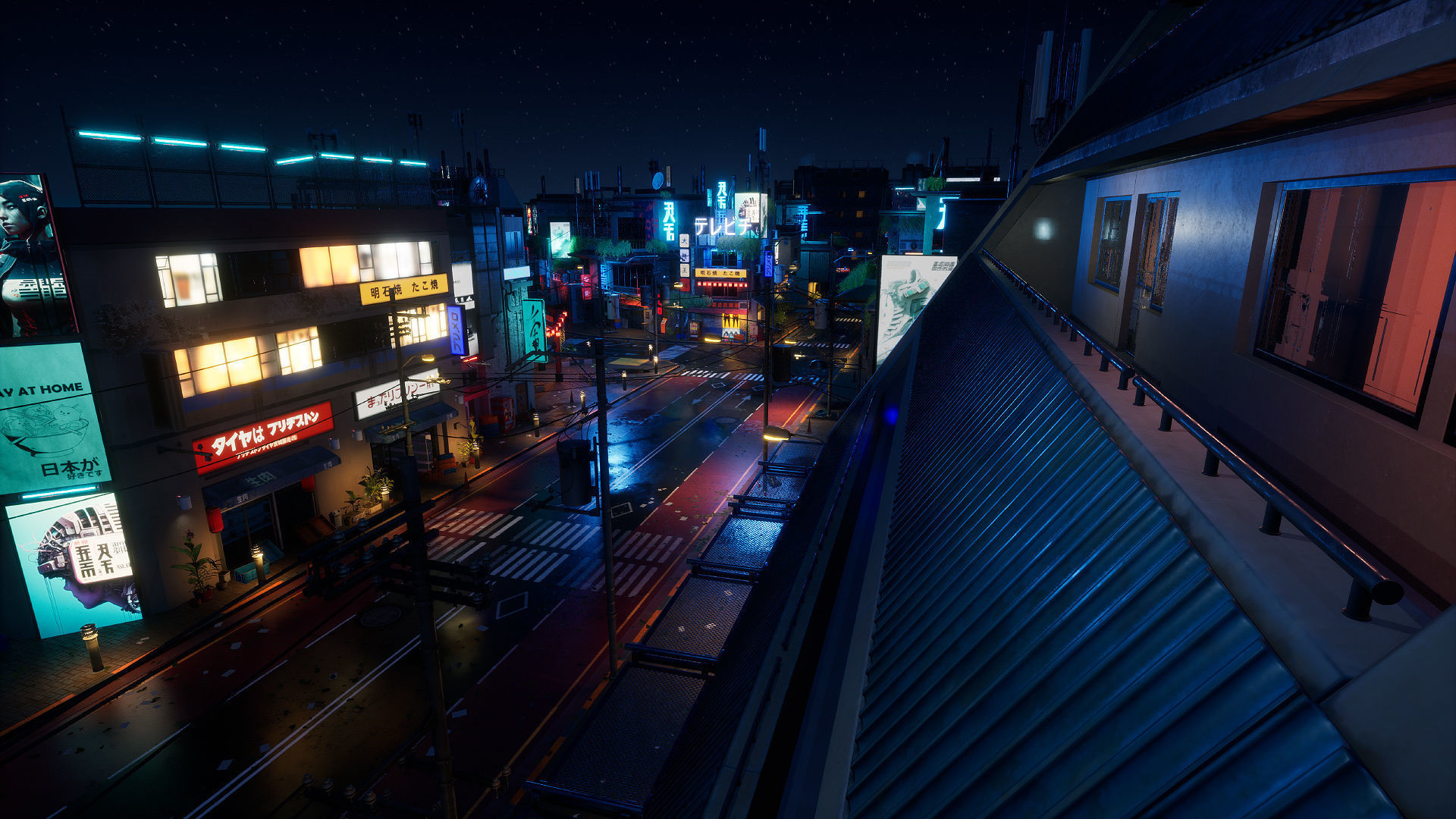 3D model Tokyo Street Part 2 VR / AR / low-poly | CGTrader
