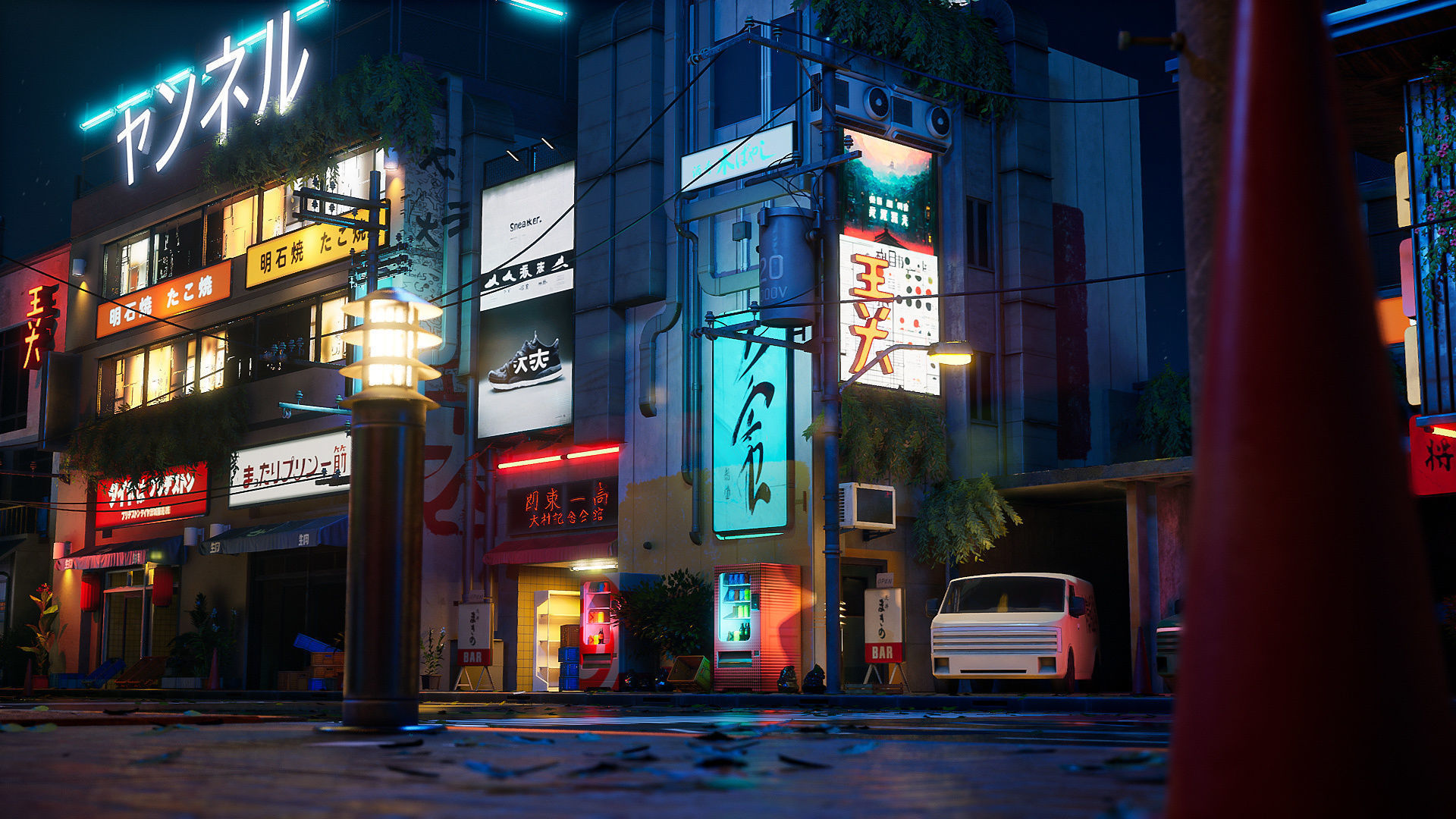3D model Tokyo Street Part 2 VR / AR / low-poly | CGTrader