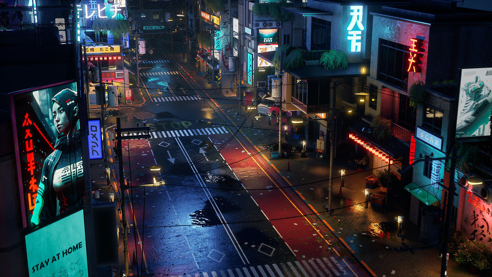 3D model Tokyo Street Part 2 VR / AR / low-poly | CGTrader