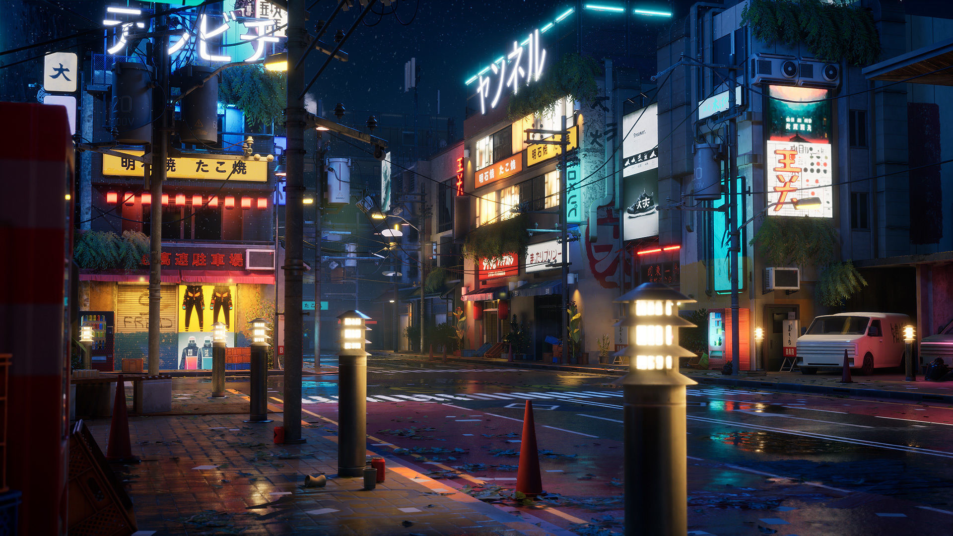 3D model Tokyo Street Part 2 VR / AR / low-poly | CGTrader
