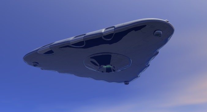 TR3B II free 3D Model .obj - CGTrader.com