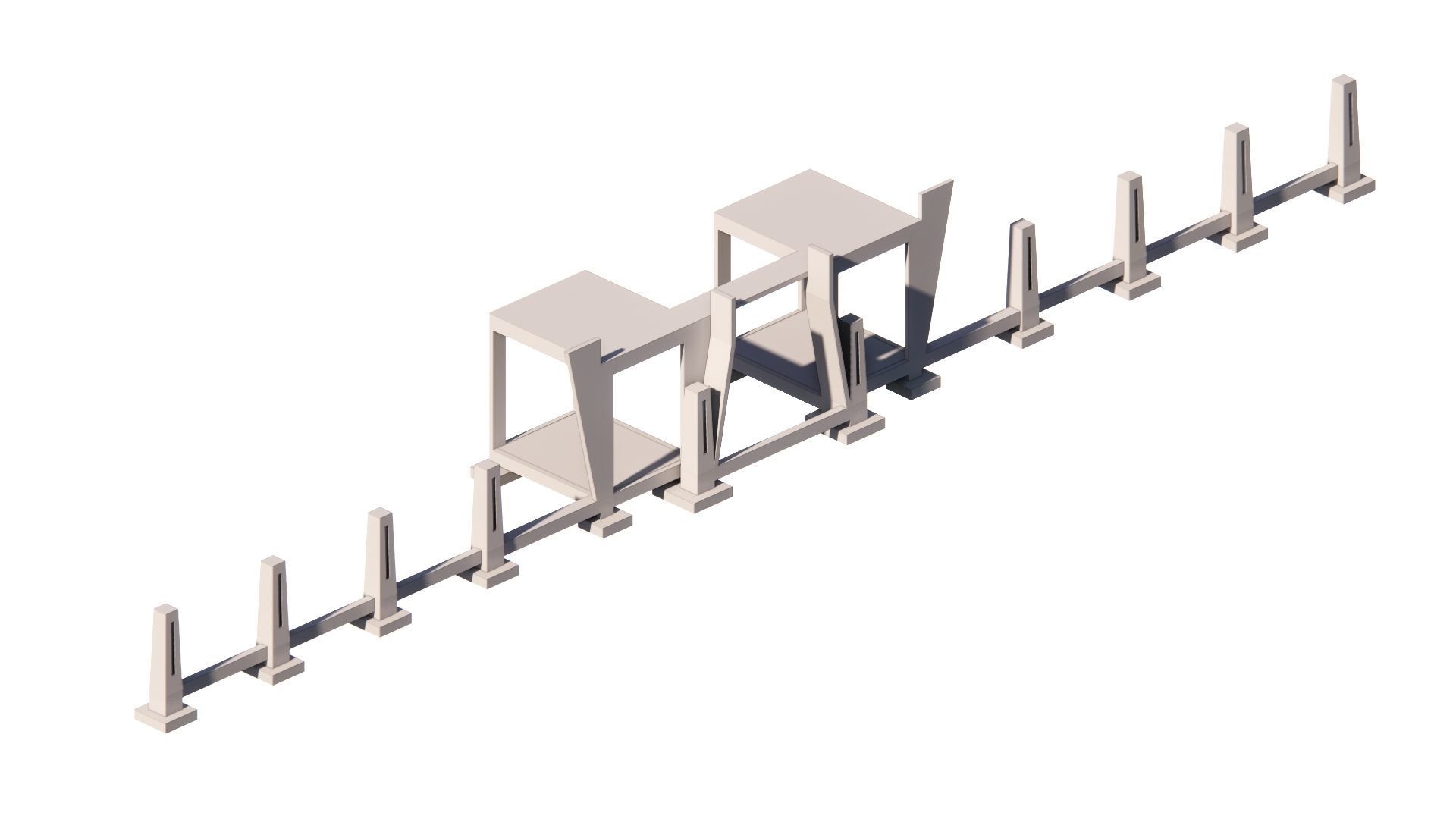 Entrance Gate in Revit 3D model | CGTrader