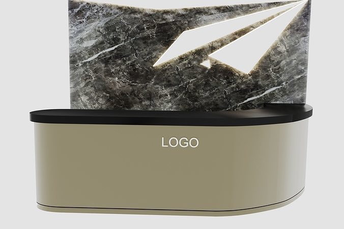 Reception - wall 3D model | CGTrader