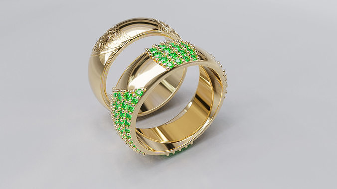 Ring 3D CAD Model 14 3D model 3D printable | CGTrader