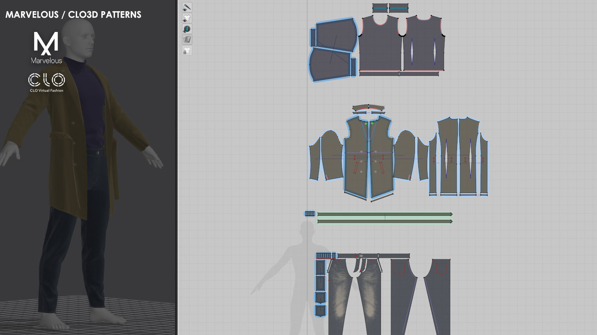 Mens Outfit 36 - Marvelous Designer 3D model | CGTrader