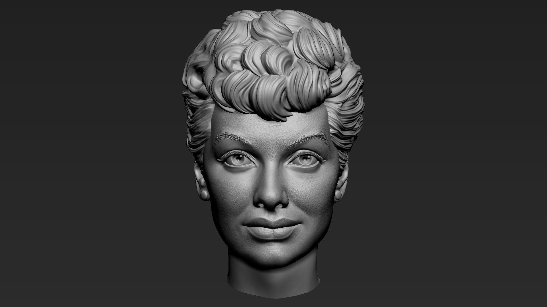 Lucille Ball as Lucy 3D model 3D printable | CGTrader