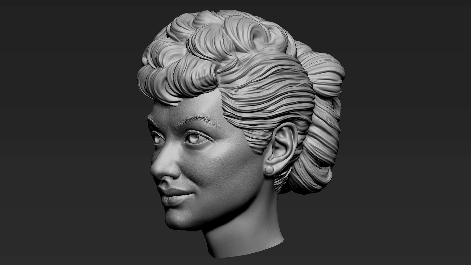 Lucille Ball as Lucy 3D model 3D printable | CGTrader