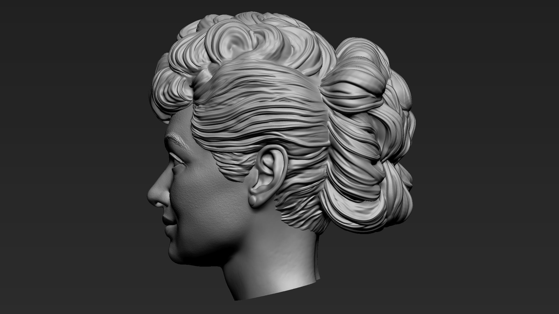 Lucille Ball as Lucy 3D model 3D printable | CGTrader