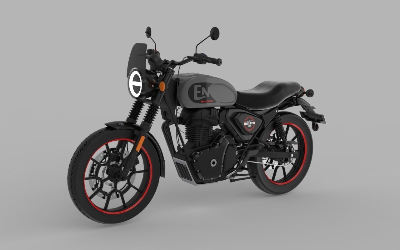 RE Hunter 350 Realistic 3D Model 3D model 3D printable | CGTrader