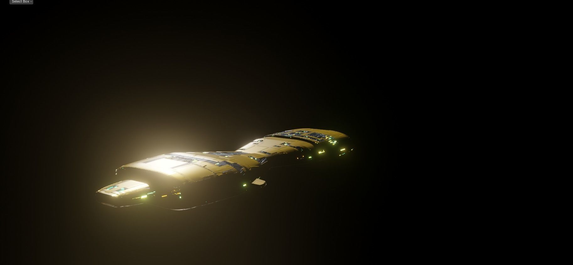 Capital Spaceship 3D model | CGTrader